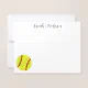 Cute Softball Personalized Stationery Flat Note Card | Zazzle