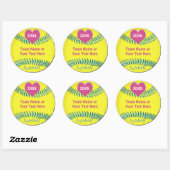 Cute Softball Stickers for Girls Softball Team | Zazzle