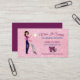 Cute Sparkle Cartoon Maid Cleaning Service Business Card | Zazzle