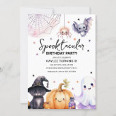 Cute Spooktacular Birthday Party Invitation | Zazzle