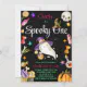 Cute Spooky One Halloween Ghost 1st Boy Birthday Invitation | Zazzle