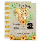 Rustic Woodland Baby Squirrel Baby Shower Invites | Zazzle.com