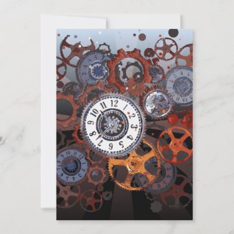 Cute STEAMPUNK Girl Cosplay Birthday Invitation | Zazzle