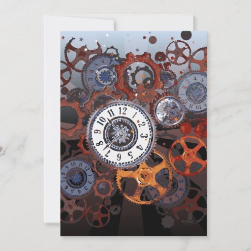 Cute STEAMPUNK Girl Cosplay Birthday Invitation | Zazzle