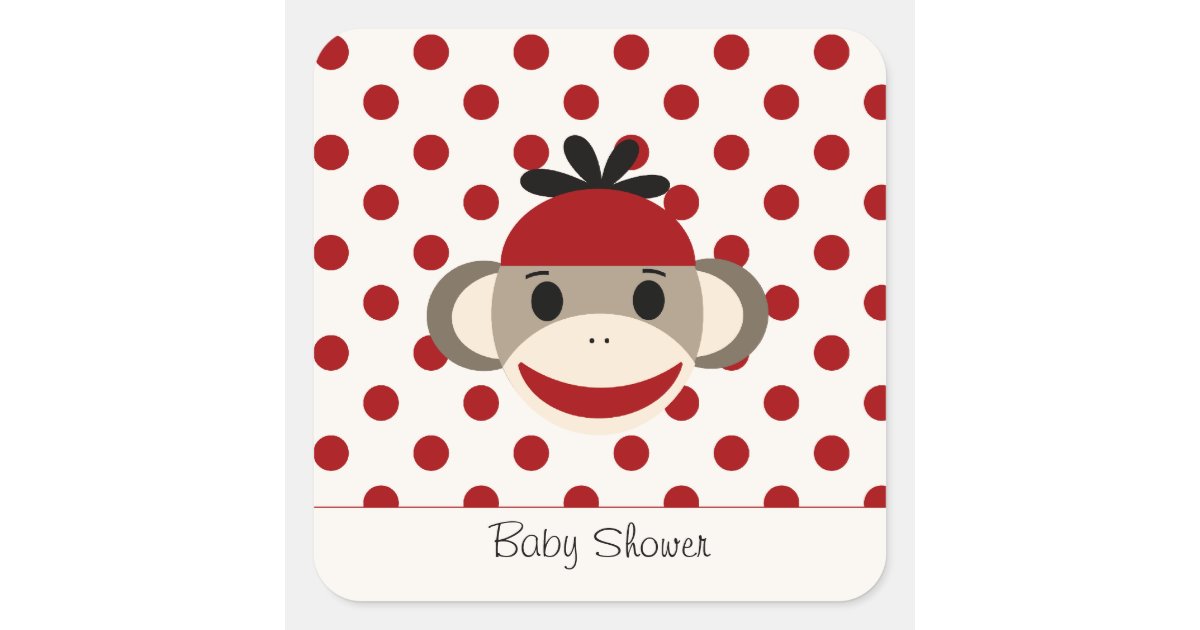 Cute Stickers By The Sock Monkey Shoppe | Zazzle