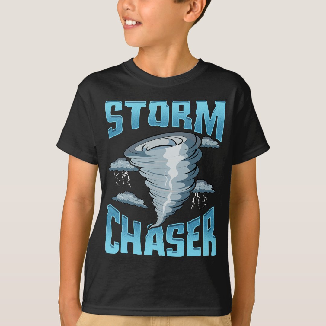 Cute Storm Chaser Severe Weather Tornado Obsessed T-Shirt | Zazzle