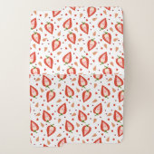Cute Strawberries Red and Green file folders | Zazzle