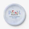 Cute Summer Pool Party Custom Paper Plates | Zazzle