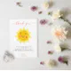 Cute Sunshine Baby Shower Flat Thank You Card | Zazzle