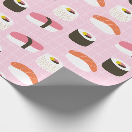 Cute Sushi Wrapping Paper | Zazzle