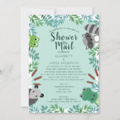 Cute Swamp Critters Baby Shower by Mail Invitation | Zazzle