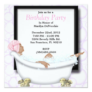 Massage Invitations | Zazzle