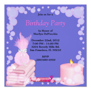 Massage Invitations | Zazzle