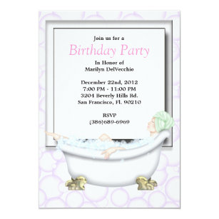 Massage Invitations | Zazzle