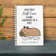 Cute Swimming Capybara Self Care Notebook | Zazzle