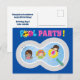 Cute Swimming Girls Birthday Pool Party Invitation Postcard | Zazzle