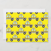 Cute Taxi Cab Car Kids 1st Birthday Party Invitation | Zazzle