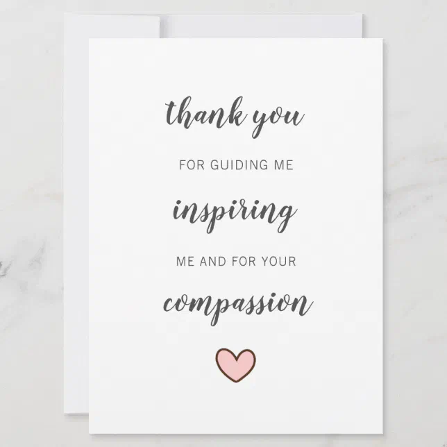 cute teacher mentor appreciation from students card | Zazzle