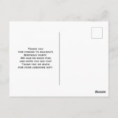 Cute Teddy Bear Carrying a Red Heart Thank You Postcard | Zazzle