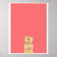 Teddy Bear Posters & Photo Prints | Zazzle