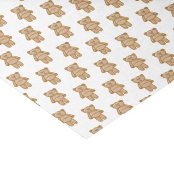 Cute Teddy Bears Pattern Tissue Paper | Zazzle