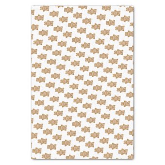 Cute Teddy Bears Pattern Tissue Paper | Zazzle