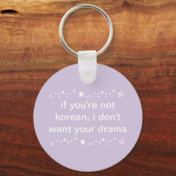 Cute Teen Aesthetic Kpop & Kdrama Keychain | Zazzle