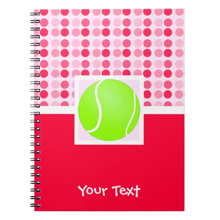 Cute Tennis Ball Notebook | Zazzle.com