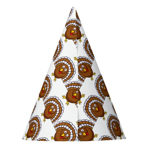 Cute Thanksgiving Turkey Party Hats | Zazzle