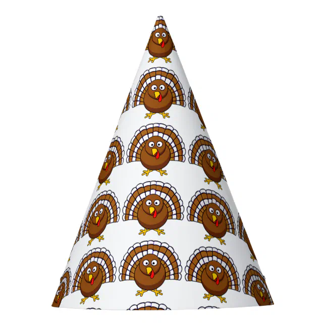 Cute Thanksgiving Turkey Party Hats | Zazzle