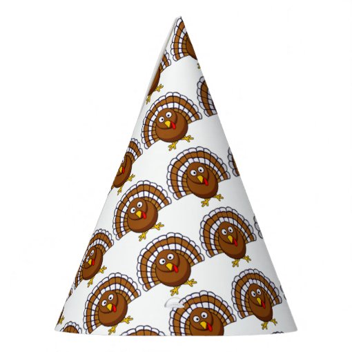 Cute Thanksgiving Turkey Party Hats | Zazzle