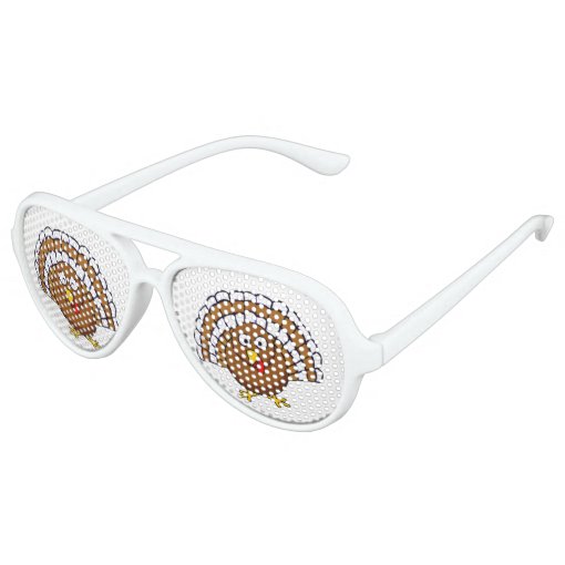 Cute Thanksgiving Turkey Party Shades | Zazzle