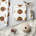Cute Thanksgiving Turkey Wrapping Paper | Zazzle