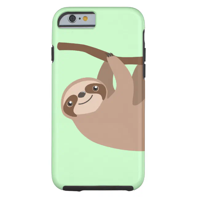 Cute Three-Toed Sloth Case-Mate iPhone Case | Zazzle