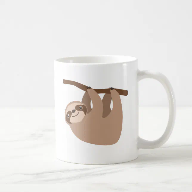 Cute Three-Toed Sloth Coffee Mug | Zazzle
