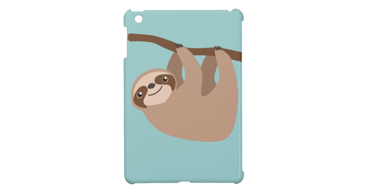 Cute Three-Toed Sloth Cover For The iPad Mini | Zazzle