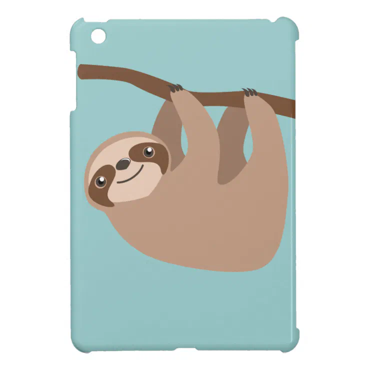 Cute Three-Toed Sloth Cover For The iPad Mini | Zazzle
