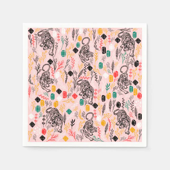 Cute Tiger Paper Napkins | Zazzle