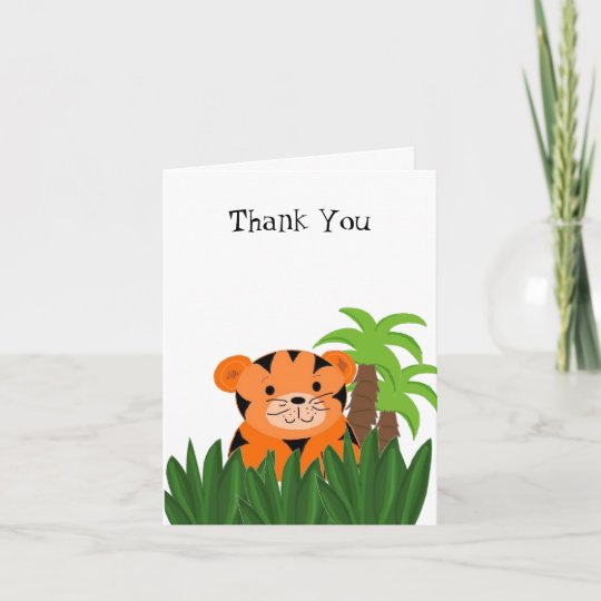 Cute Tiger Thank You | Zazzle.com
