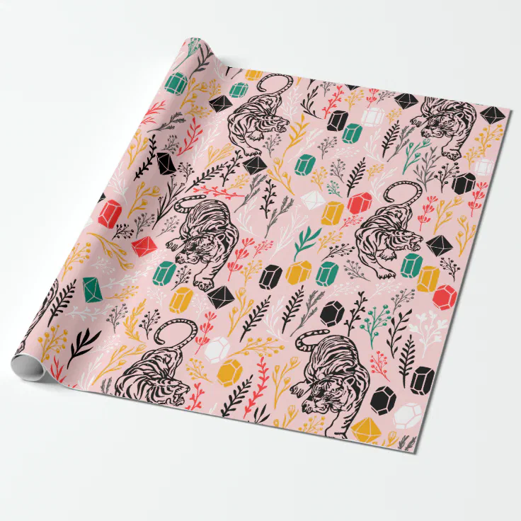 Cute Tiger Wrapping Paper | Zazzle