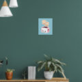 Cute Toaster with Happy Toast Poster | Zazzle