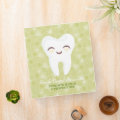 Cute Tooth - Green Custom Binder | Zazzle