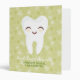 Cute Tooth - Green Custom Binder | Zazzle