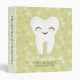 Cute Tooth - Green Custom Binder | Zazzle