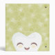 Cute Tooth - Green Custom Binder | Zazzle