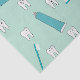 Cute Tooth Teal Mint Toothpaste Toothbrush Pattern Tissue Paper | Zazzle