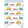 Cute Transportation Happy Birthday Banner | Zazzle