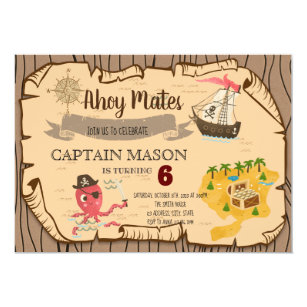 Treasure Hunt Invitations | Zazzle