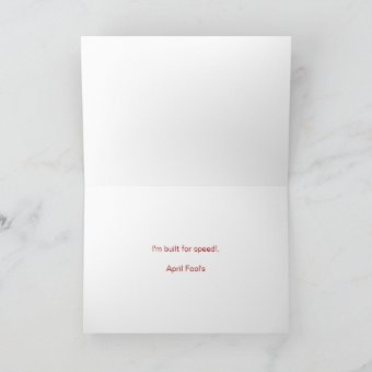 Cute Turtle April Fool's Day Card | Zazzle