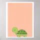 Cute Turtle poster | Zazzle